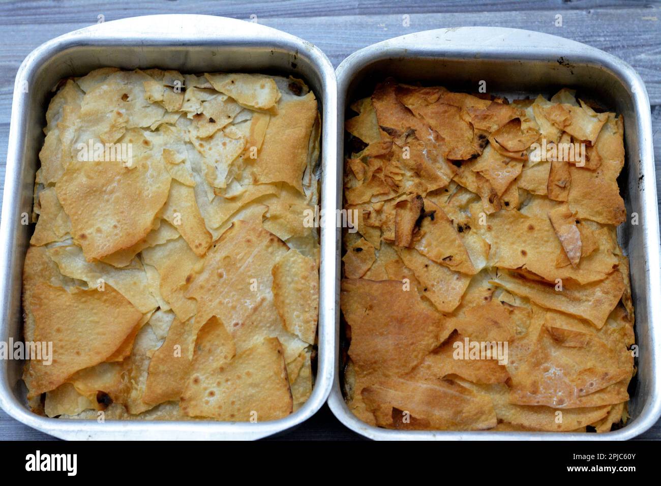 Egyptian sweet sugary pastry bake called Roqaaq with is a traditional ...