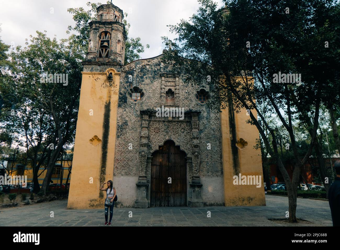 Mexico City, Mexico - feb 2023 Purisima Concepcion Chapel La Conchita ...