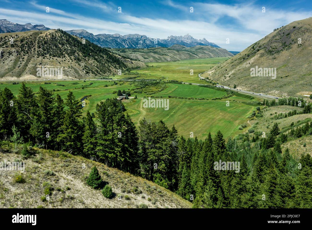 Jackson hole wyoming aerial hi-res stock photography and images - Alamy