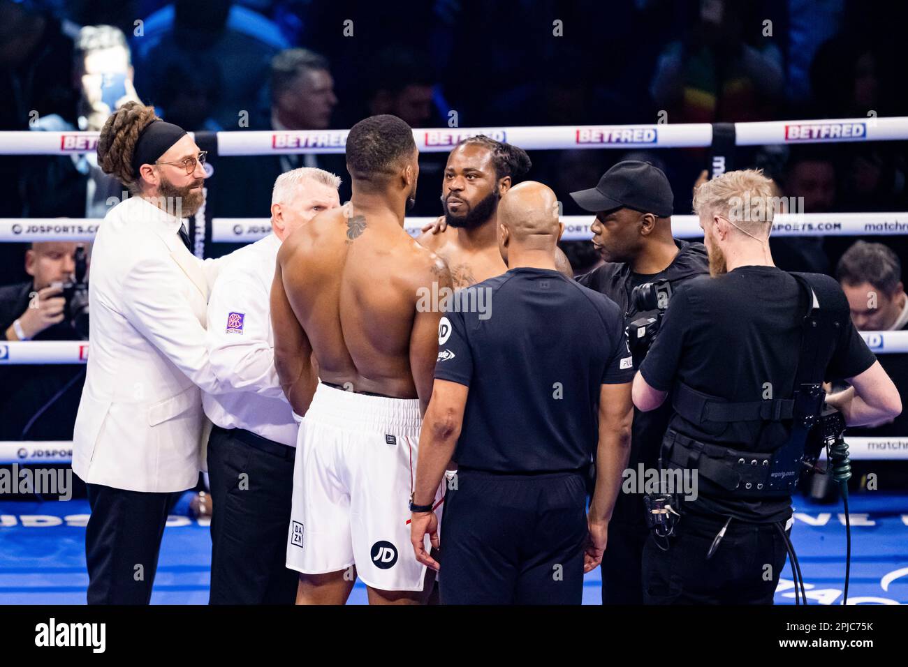 LONDON, UNITED KINGDOM. 01 Apr, 2023. Anthony Joshua vs Jermaine ...