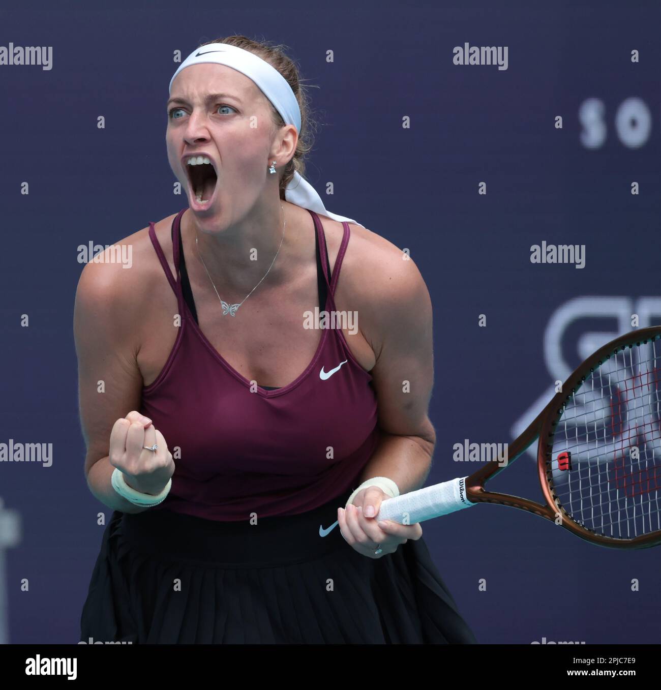 Miami Gardens, United States. 01st Apr, 2023. Petra Kvitova from the ...