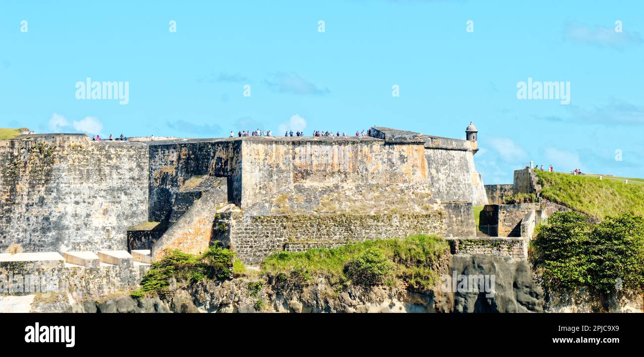 SAN JUAN, PUERTO RICO - February 1, 2023: San Juan serves as a major ...