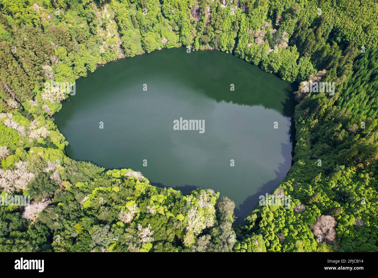 The peaceful Lagoa Do Congro is located at the end of an easy hike in ...