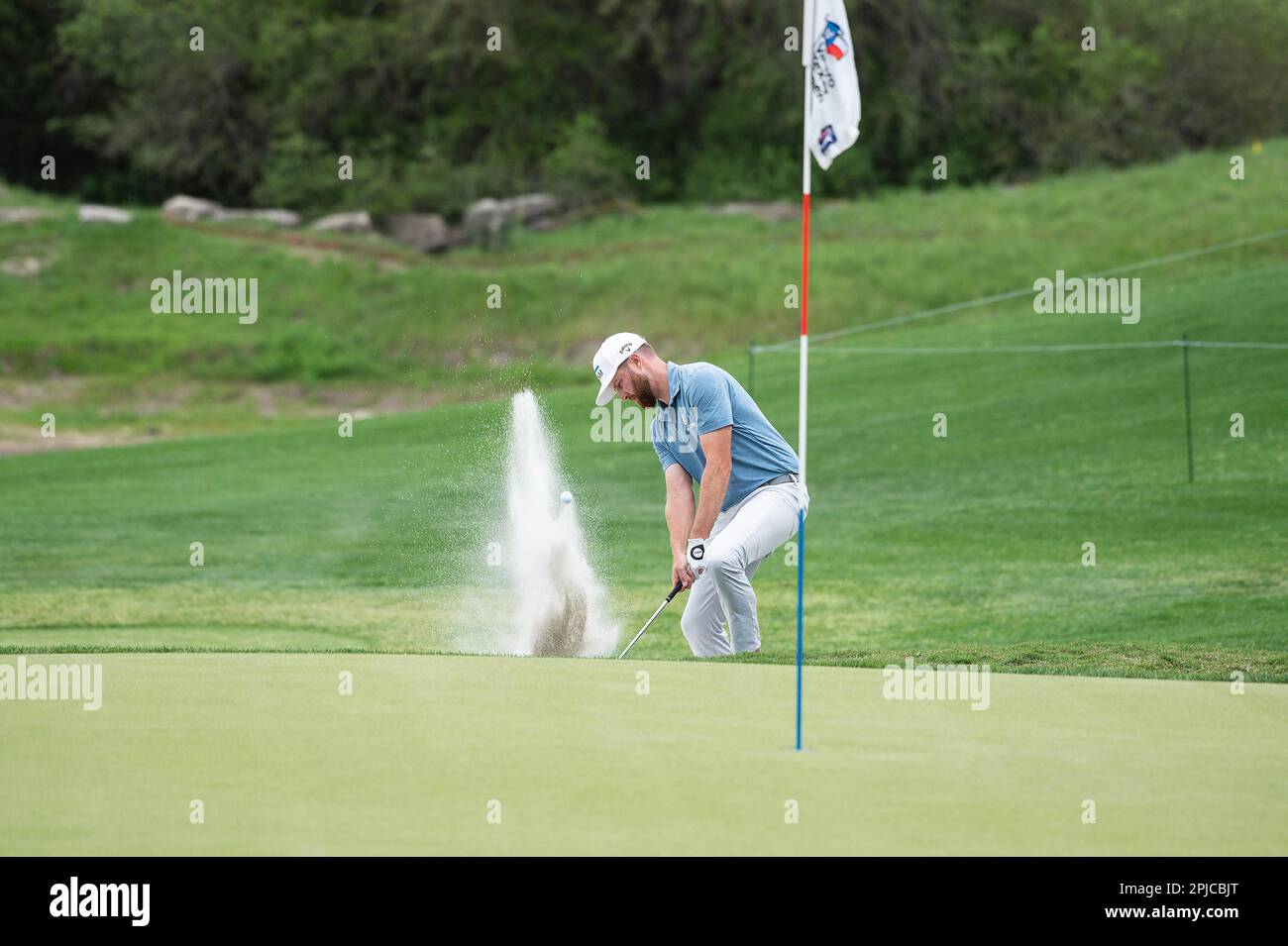 April 01, 2023: Chris Kirk in action third round at the Valero Texas ...
