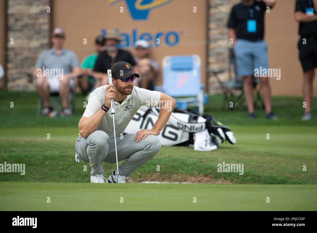 April 01, 2023: Patrick Rogers in action third round at the Valero ...