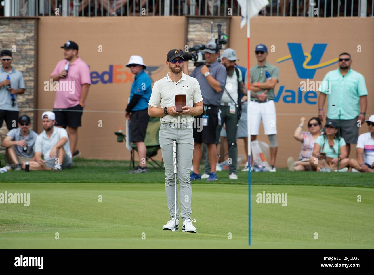 April 01, 2023: Patrick Rogers in action third round at the Valero Texas Open, TPC San Antonio ...