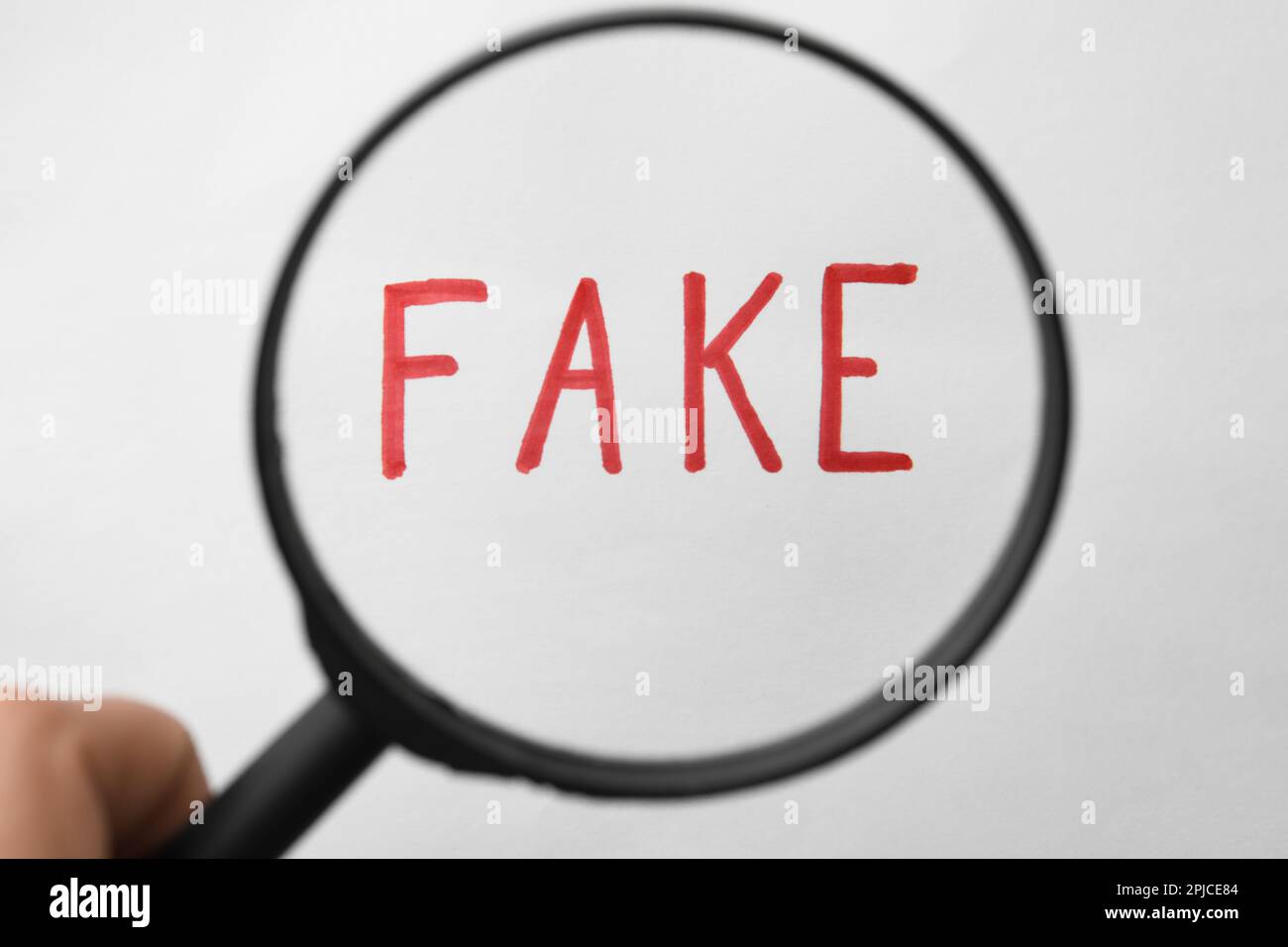 Truth word with magnifying glass hi-res stock photography and images ...