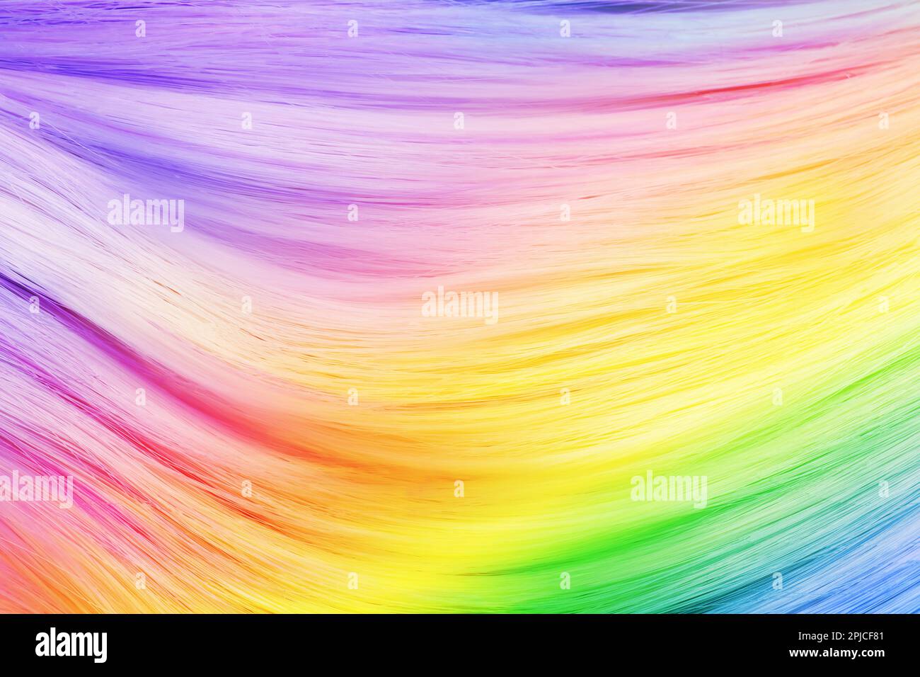 Beautiful multicolored hair as background, closeup view Stock Photo - Alamy