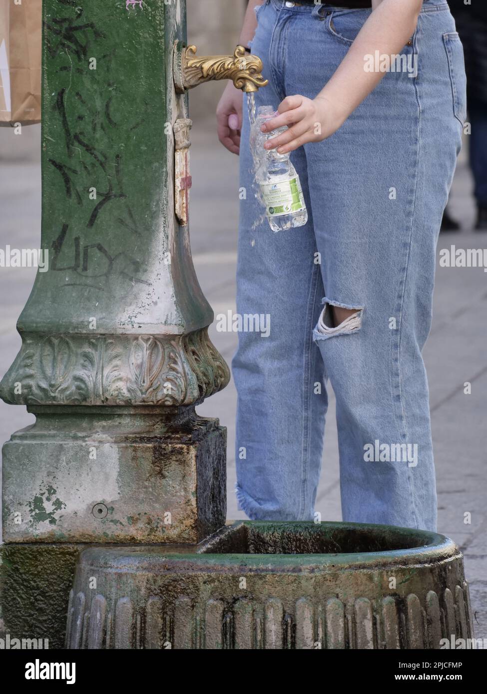Milan, Italy. 02nd Apr, 2023. The widows are the typical fountains of ...