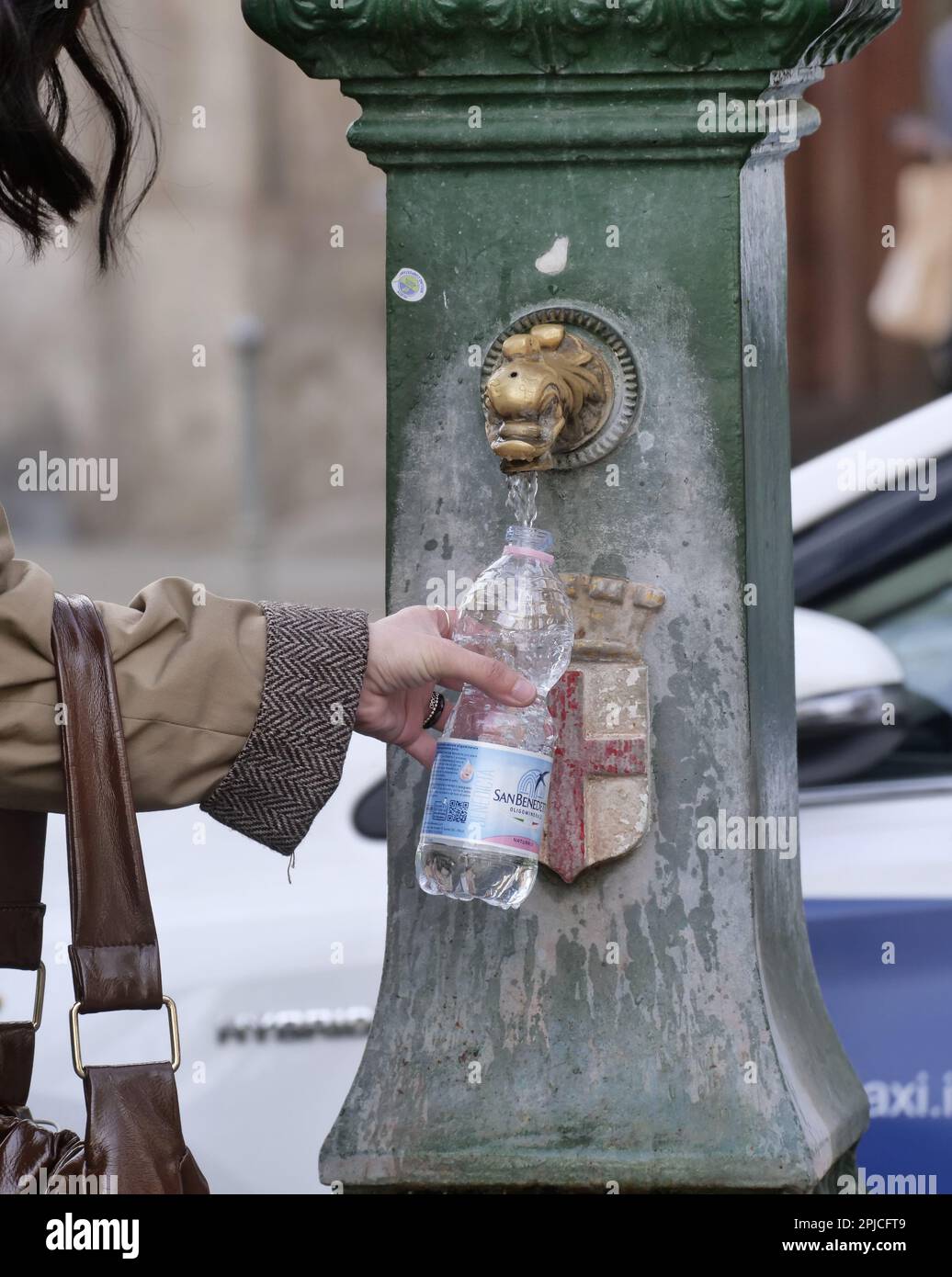 Milan, Italy. 02nd Apr, 2023. The widows are the typical fountains of ...