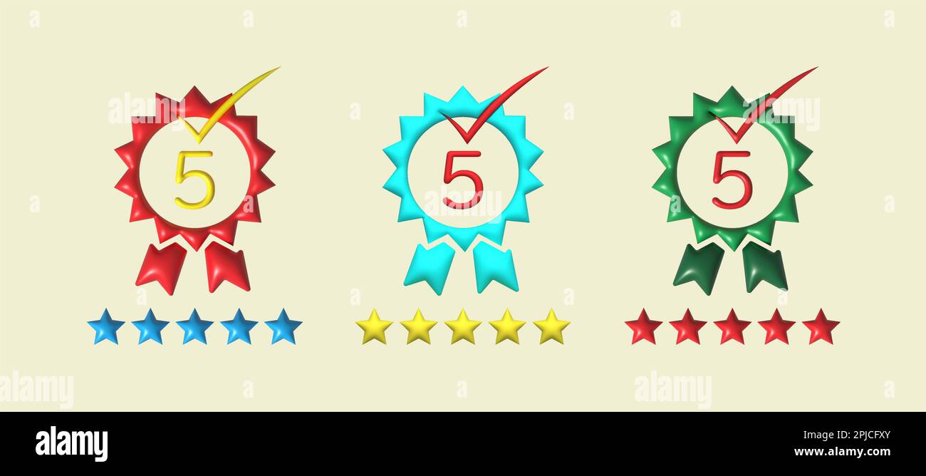 3d review rating stars for best excellent services rating for ...