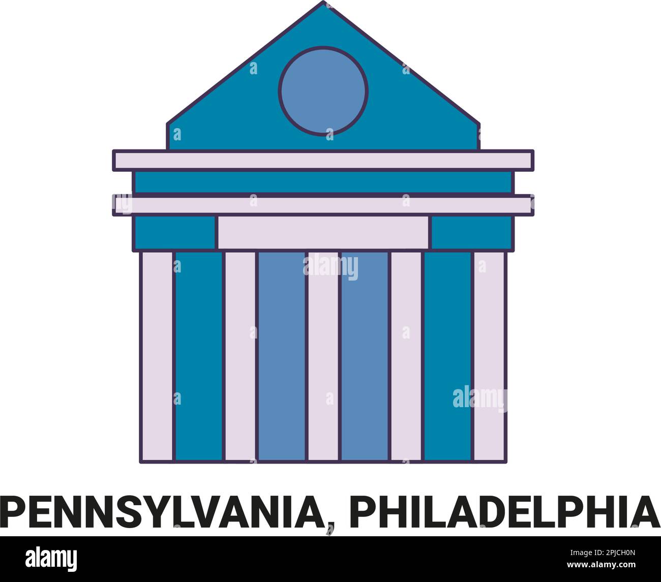 Philadelphia building architecture Cut Out Stock Images & Pictures - Alamy