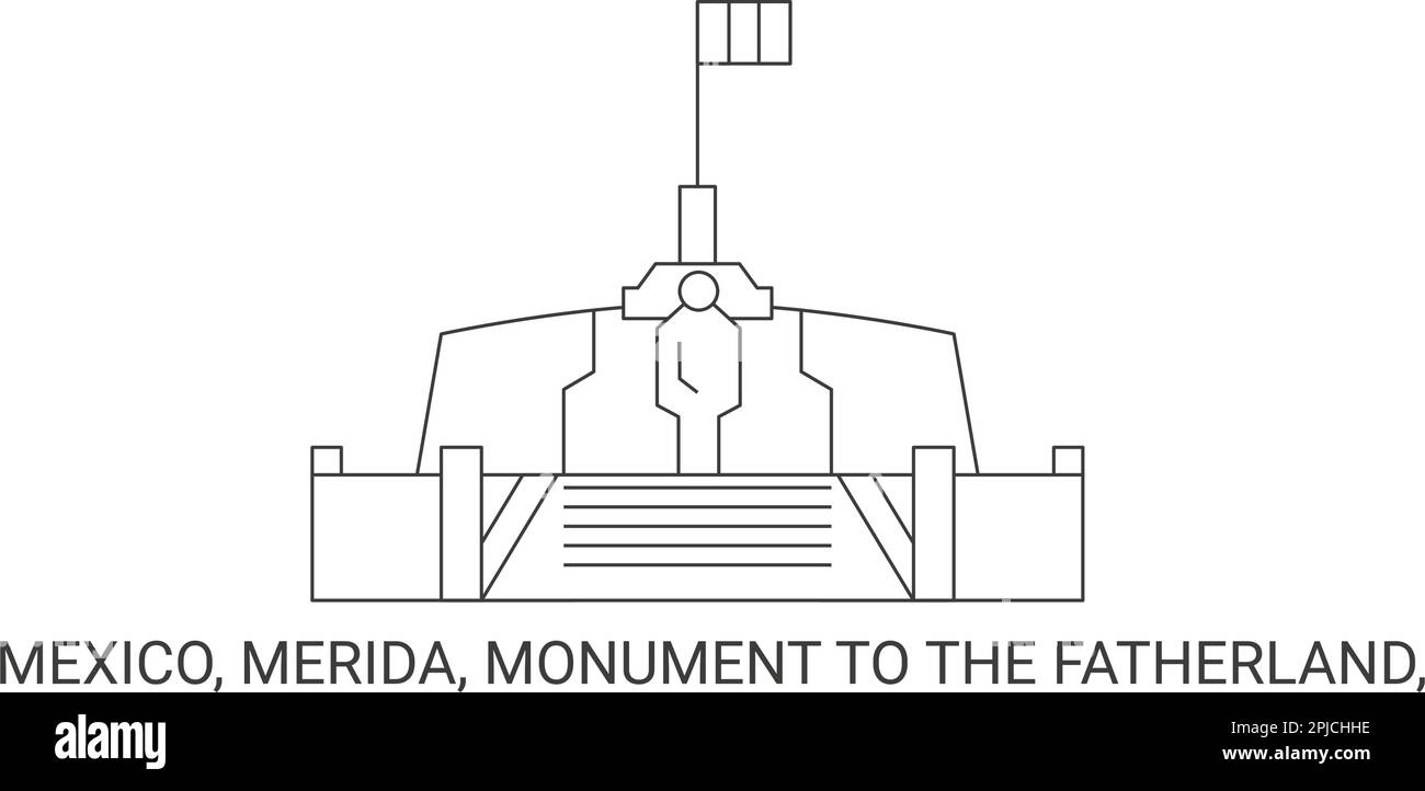Homeland monument merida Stock Vector Images - Alamy