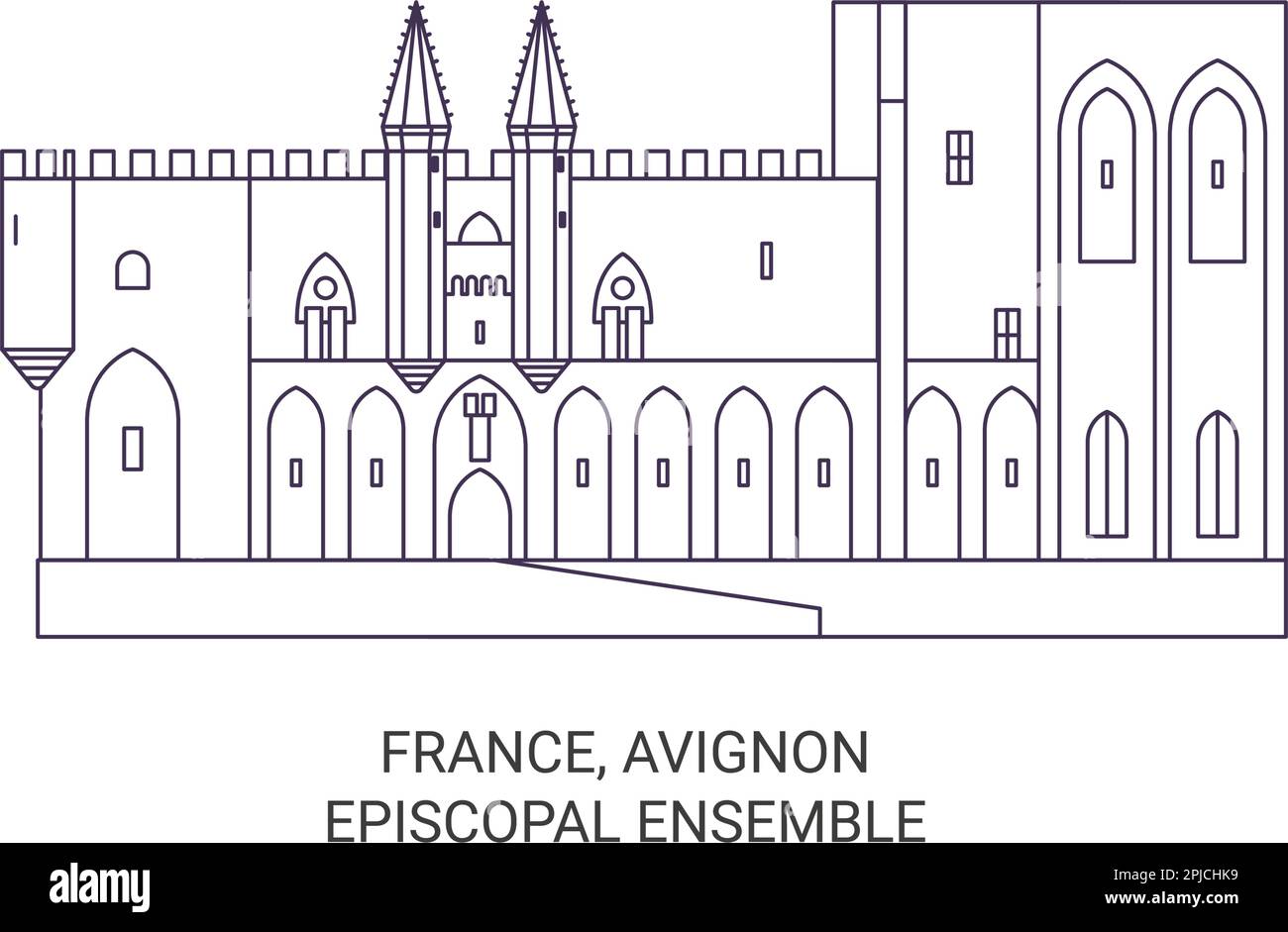 Avignon walls Cut Out Stock Images & Pictures - Alamy