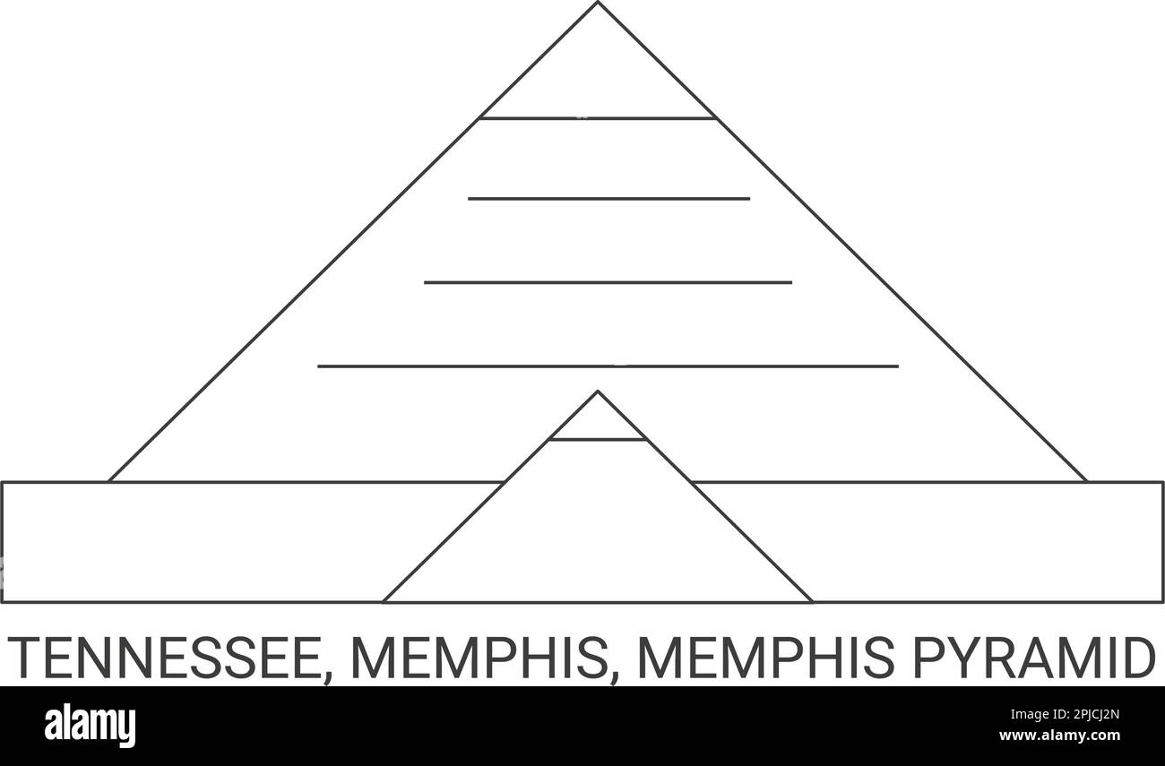United States, Tennessee, Memphis, Memphis Pyramid, travel landmark ...
