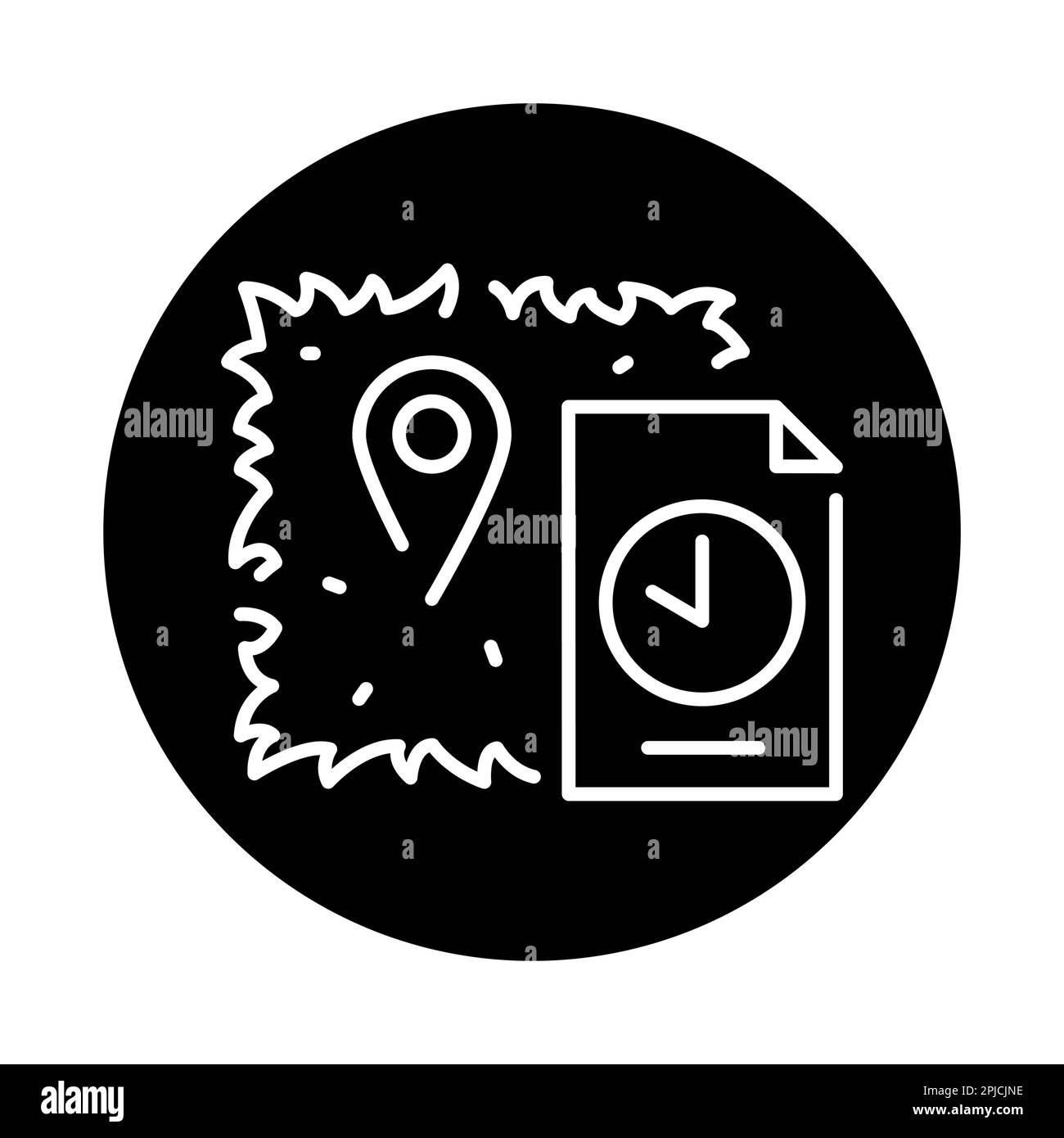 Land rental black line icon. Contract for plot. 24 hour rent service ...