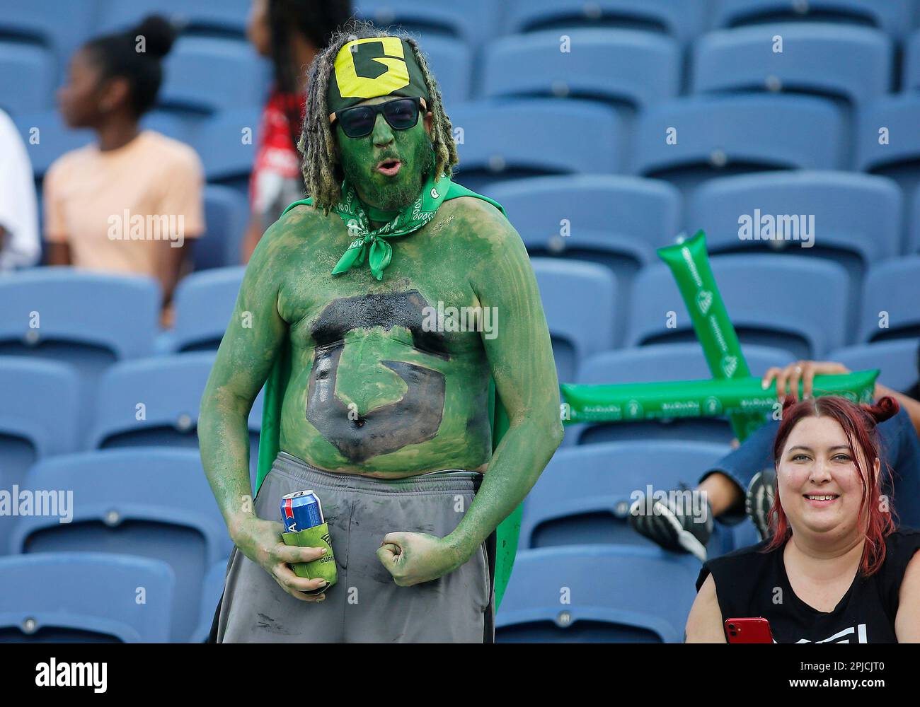 ORLANDO, FL - APRIL 01: An Orlando Guardians fan during a game between ...