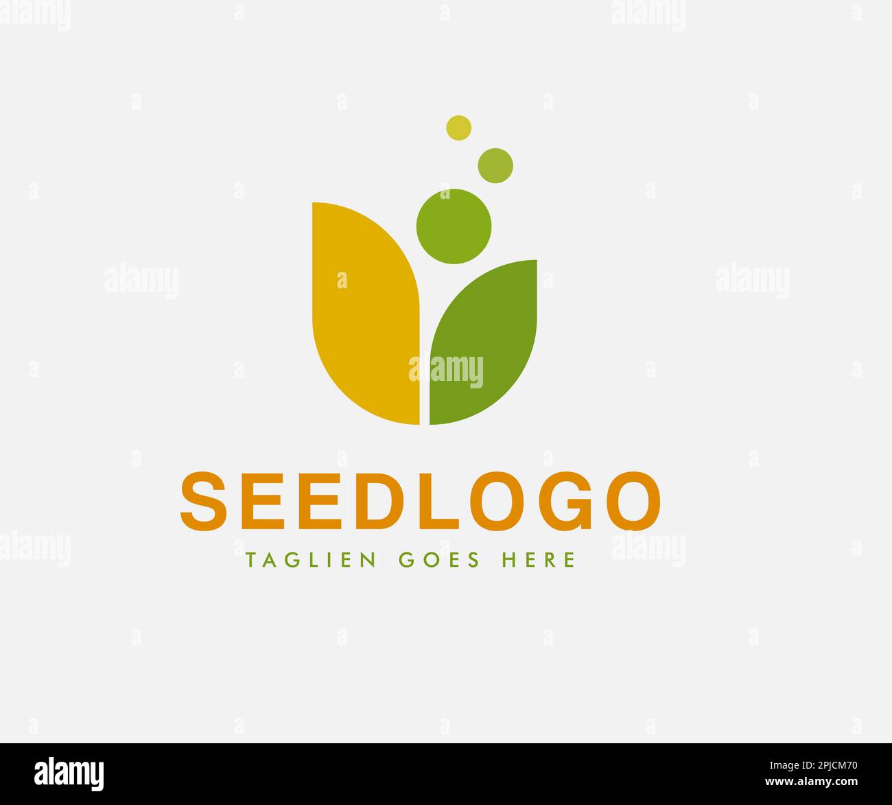 Creative growing seed logo for agriculture, farming, gardening business ...