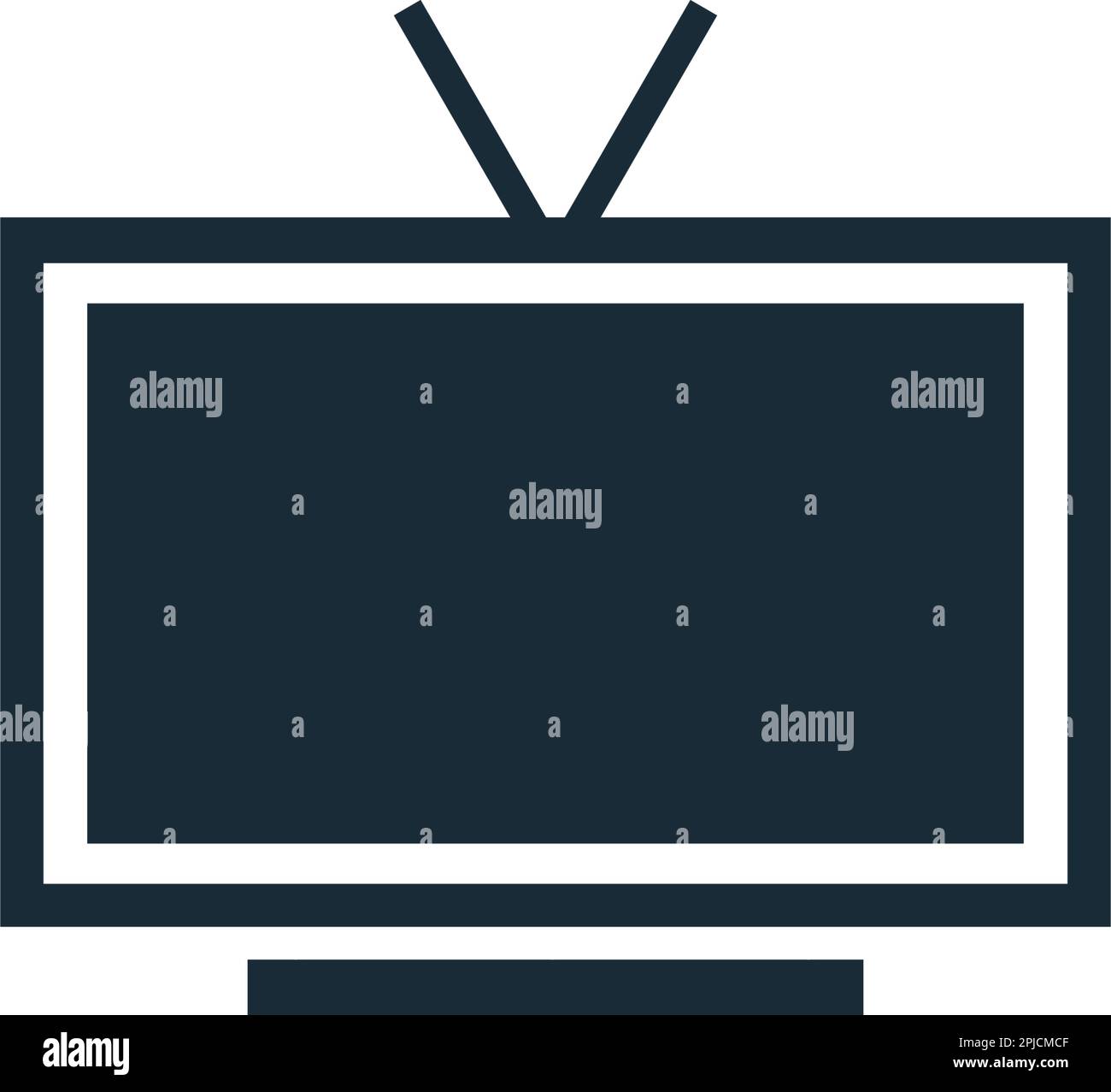 Television Icon Vector Logo Template Illustration Design Stock Vector ...