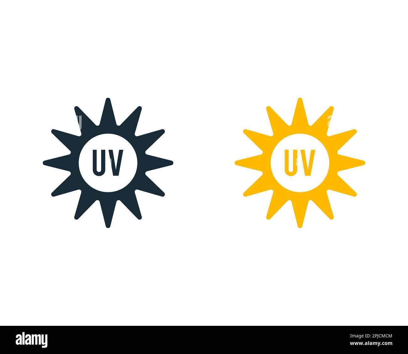 Ultraviolet Sunburn Solar Icon Vector Logo Template Illustration Design ...