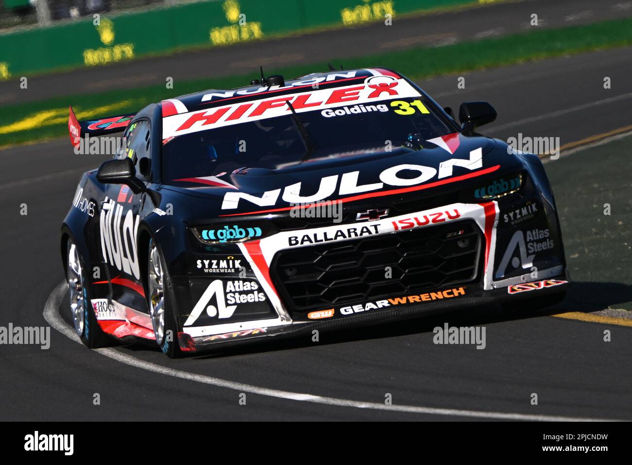 James Golding of Nulon Racing during Race Four of the Supercars ...