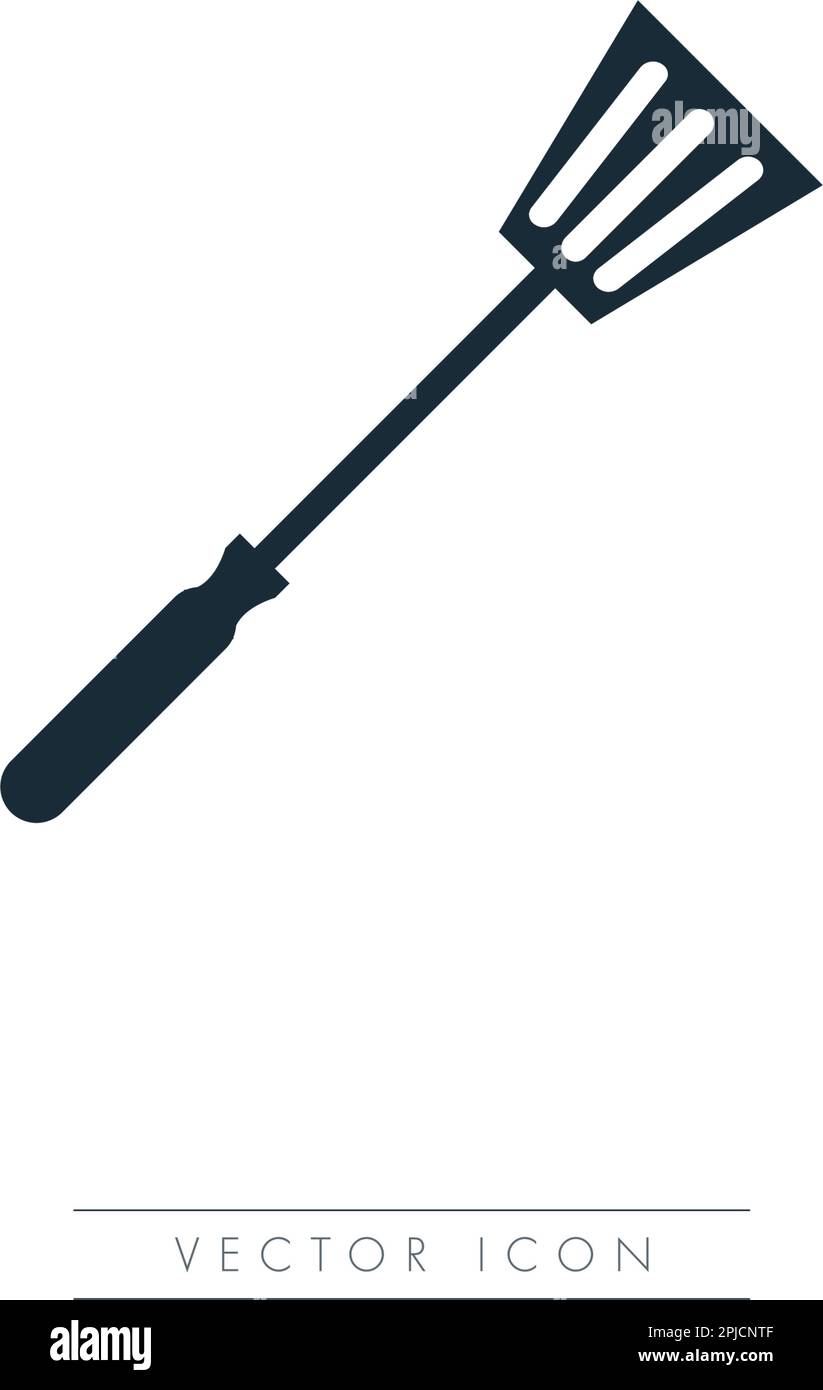 Black white illustration spatula hi-res stock photography and images ...