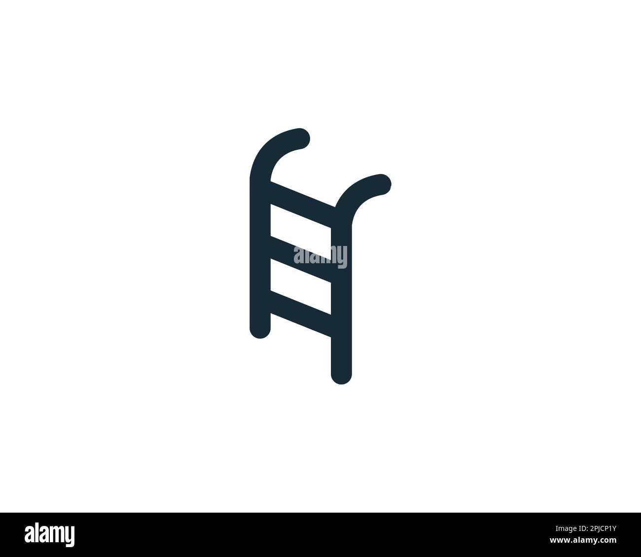 Swimming pool stepladder Stock Vector Images - Alamy