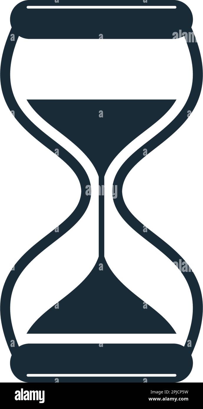 Hourglass vector illustration logo hi-res stock photography and images ...