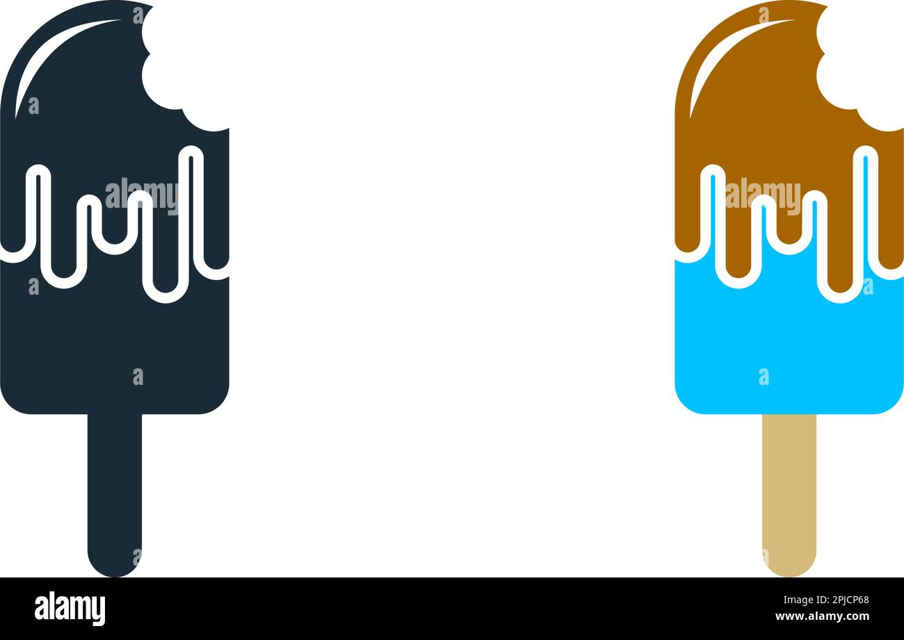 Ice Cream Bar Icon Vector Logo Template Illustration Design Stock Vector Image & Art - Alamy