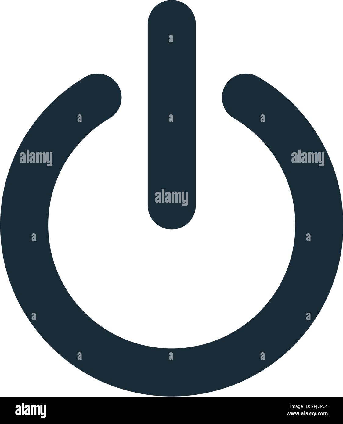 Power Button Icon Vector Logo Template Illustration Design Stock Vector ...