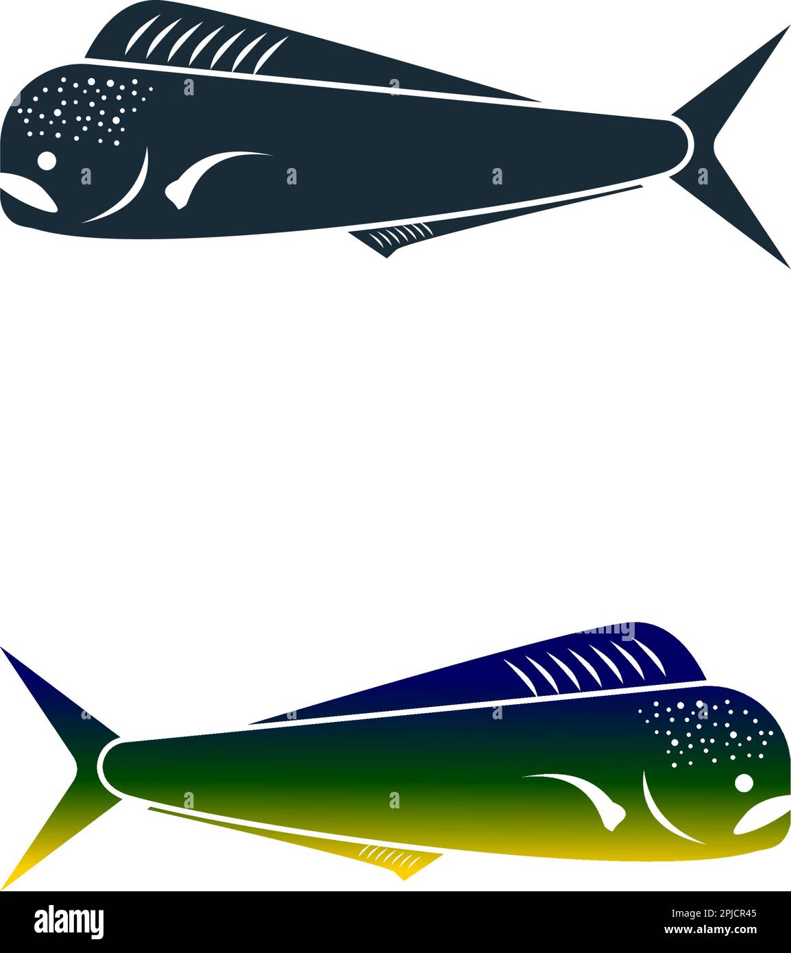 Baked dorado fish Stock Vector Images - Alamy