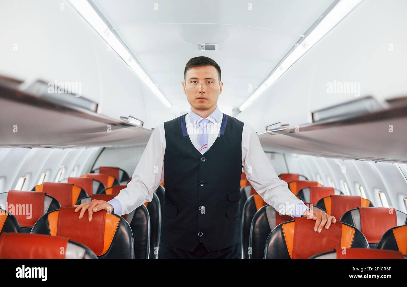 Air steward uniform hi-res stock photography and images - Alamy