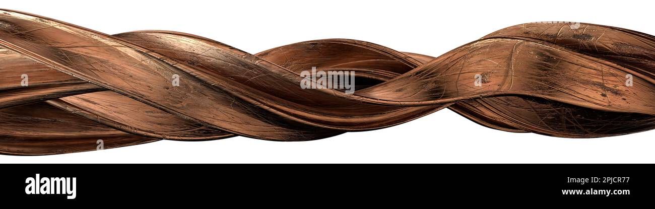 Bronze Layered Cloth Like Soft Metal Isolated Abstract Dramatic Modern Luxurious Luxury 3d