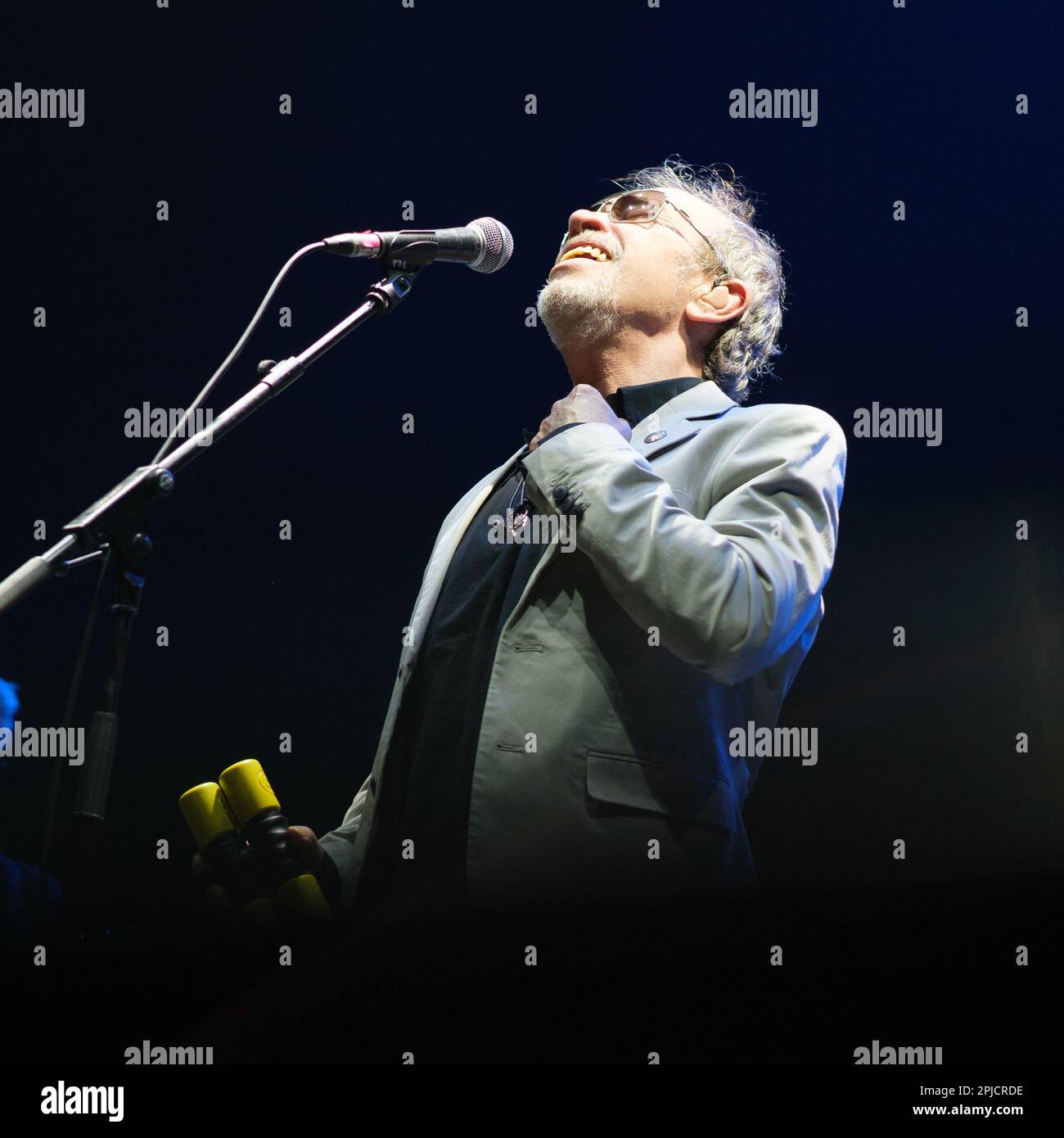 Madrid, Spain. 01st Apr, 2023. Singer Nacho García Vega of the group ...