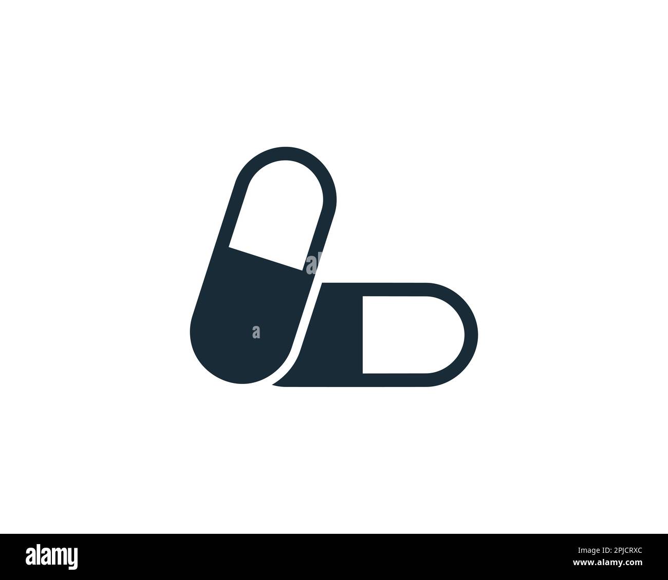 Simple capsule icon medical hi-res stock photography and images - Alamy