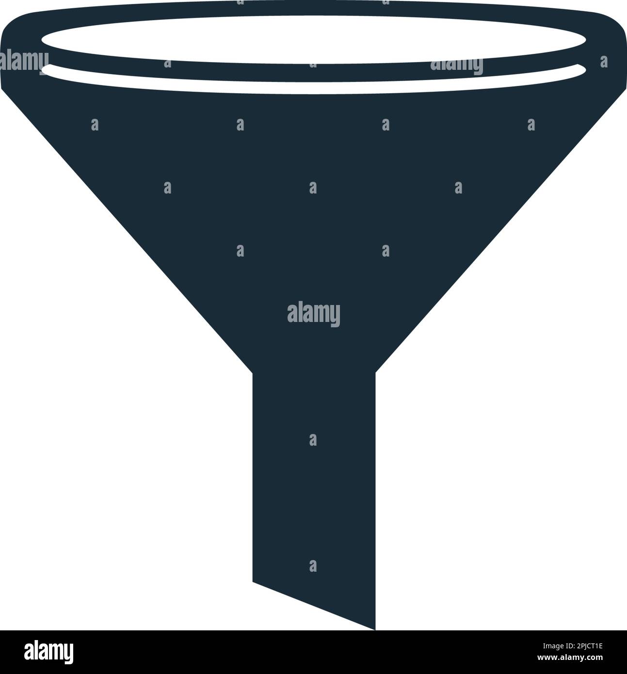 Funnel Icon Vector Logo Template Illustration Design Stock Vector Image ...