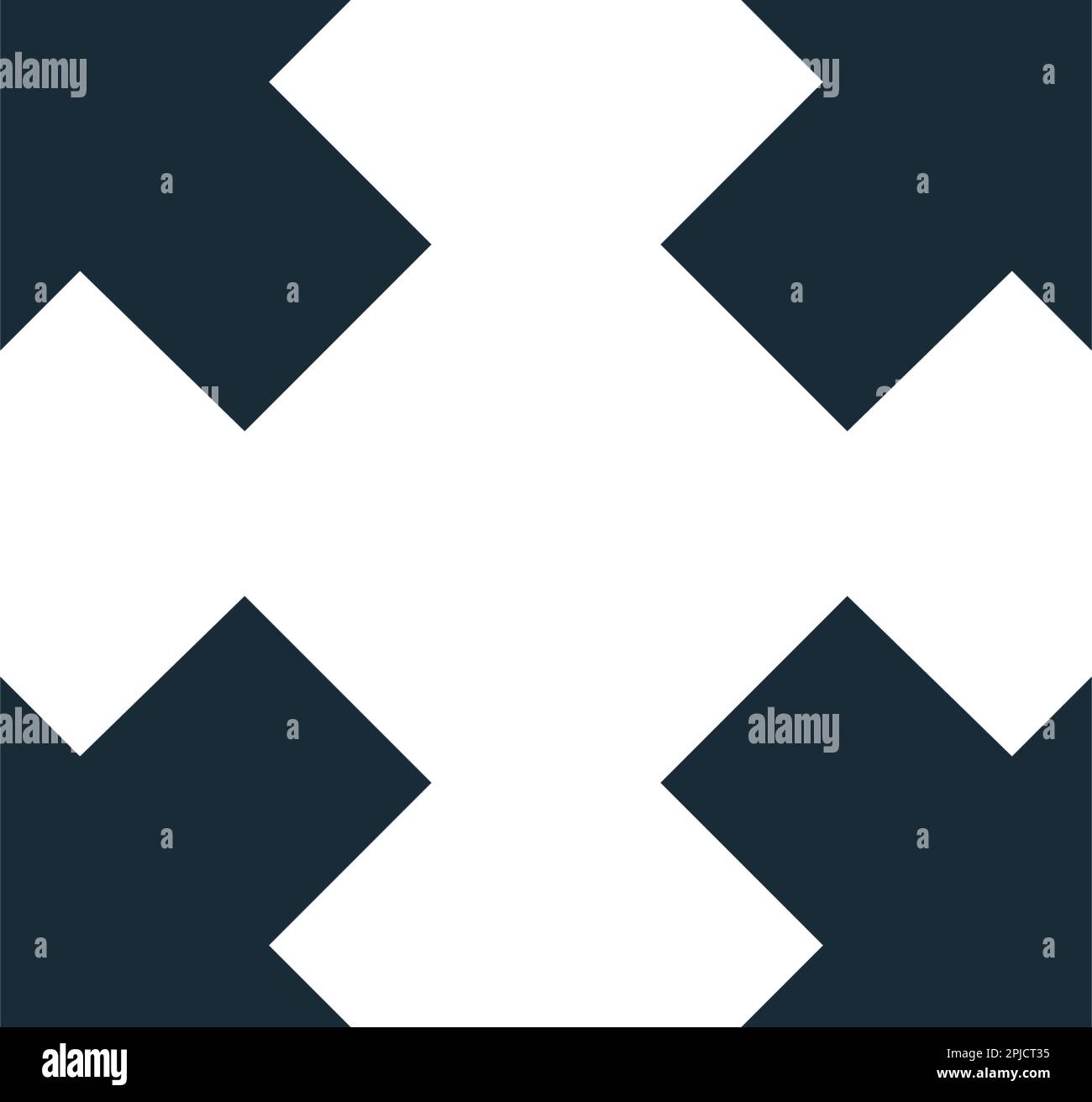 Full Screen Arrow Icon Vector Logo Template Illustration Design Stock ...