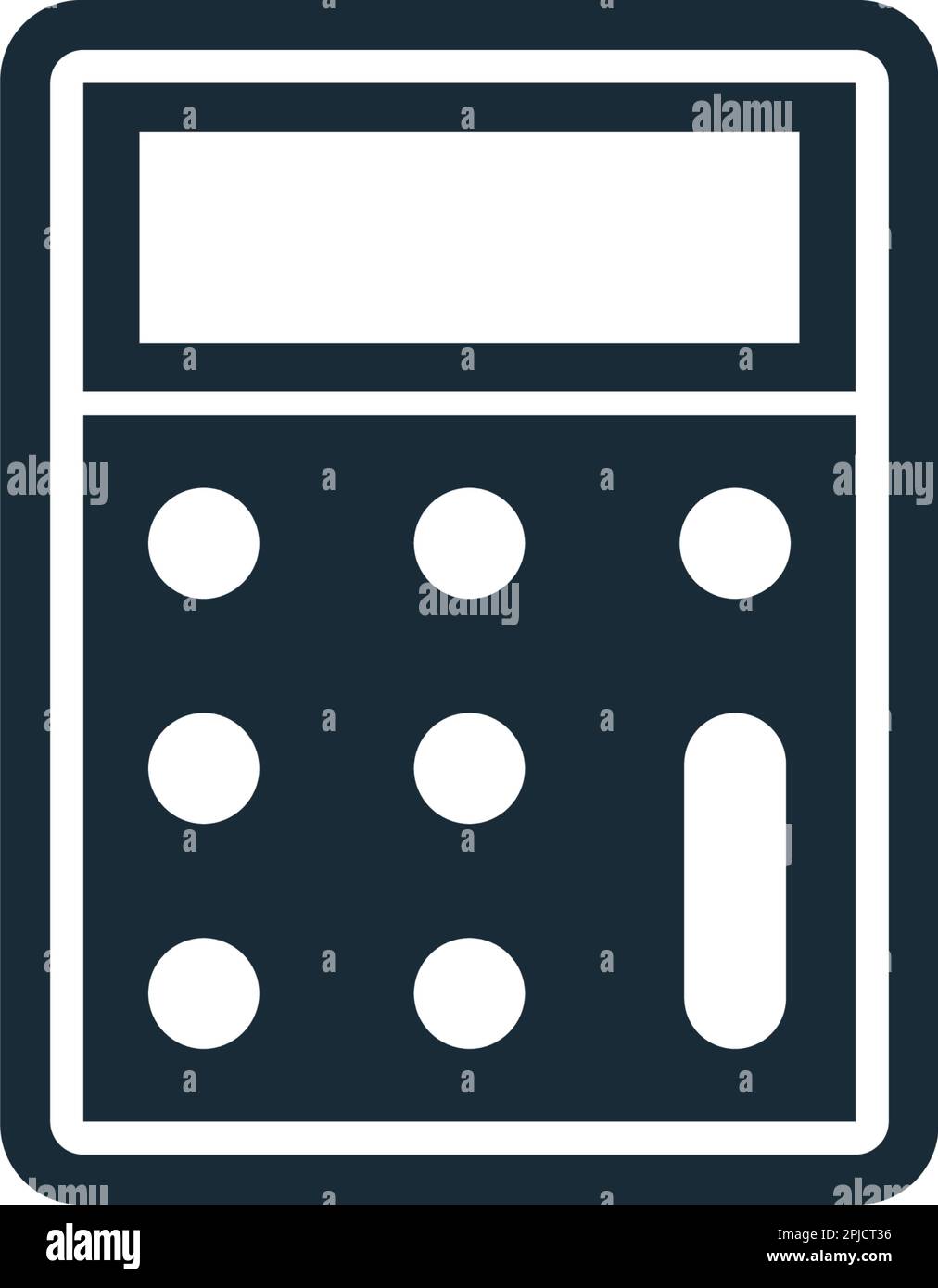 Calculator Icon Vector Logo Template Illustration Design Stock Vector ...