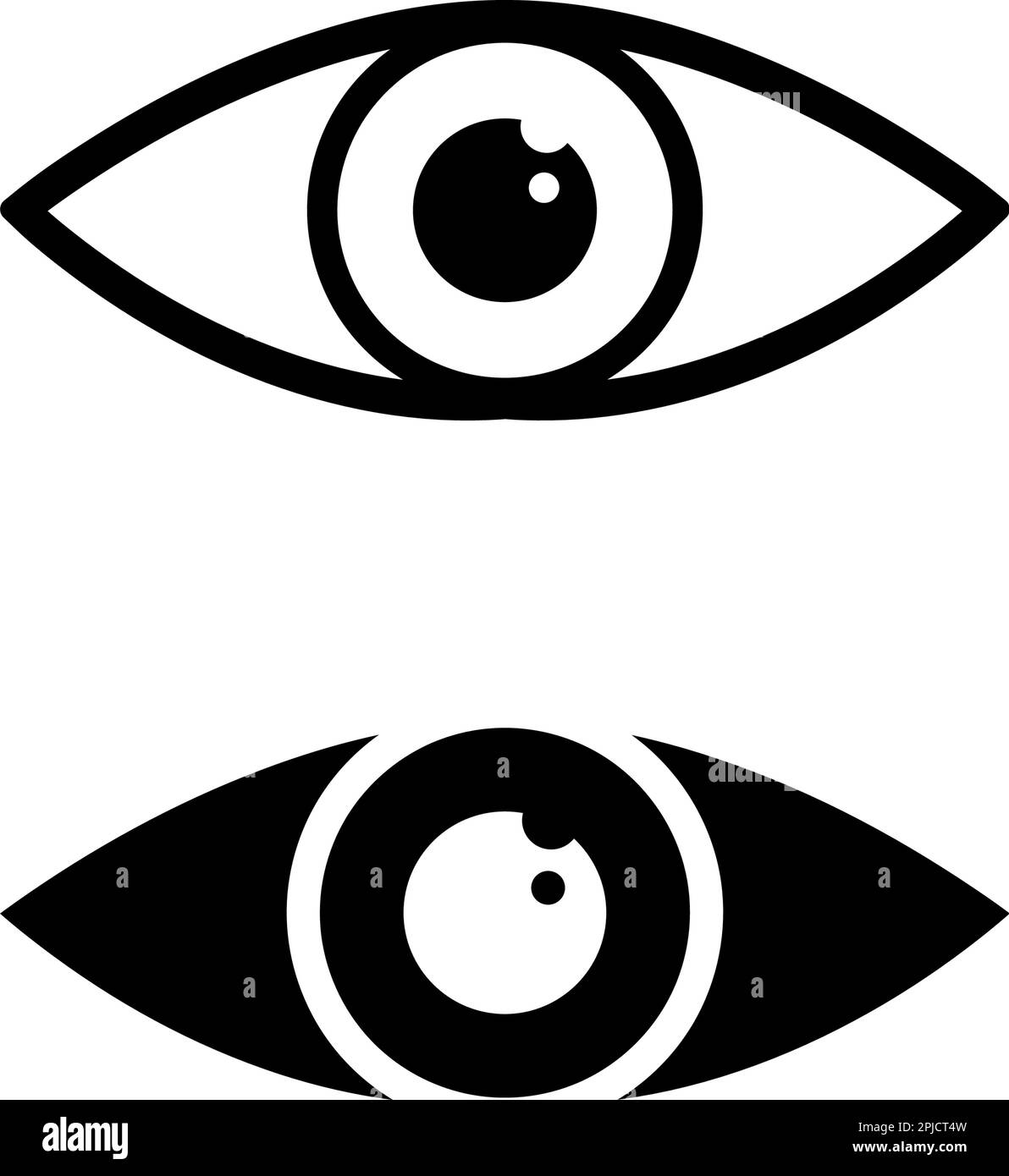 Eye Vector Logo, Vision Icon Template Illustration Design Stock Vector ...