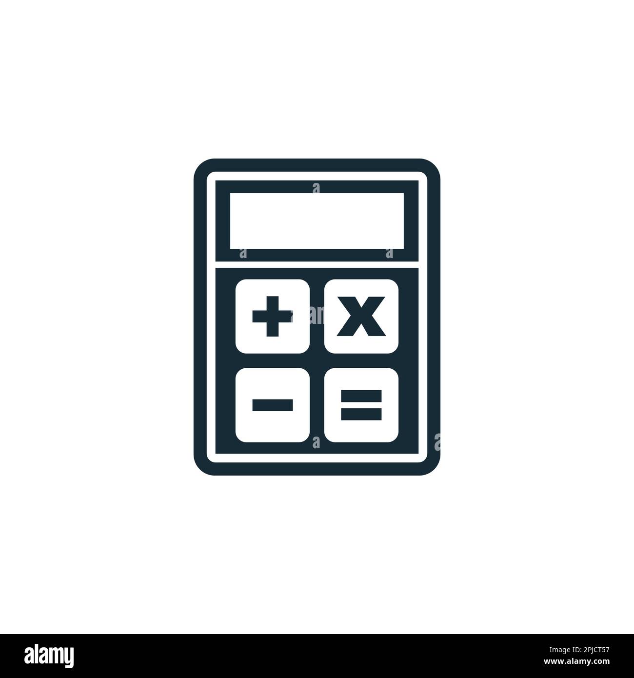Calculator Icon Design Template Elements Stock Vector Image & Art - Alamy