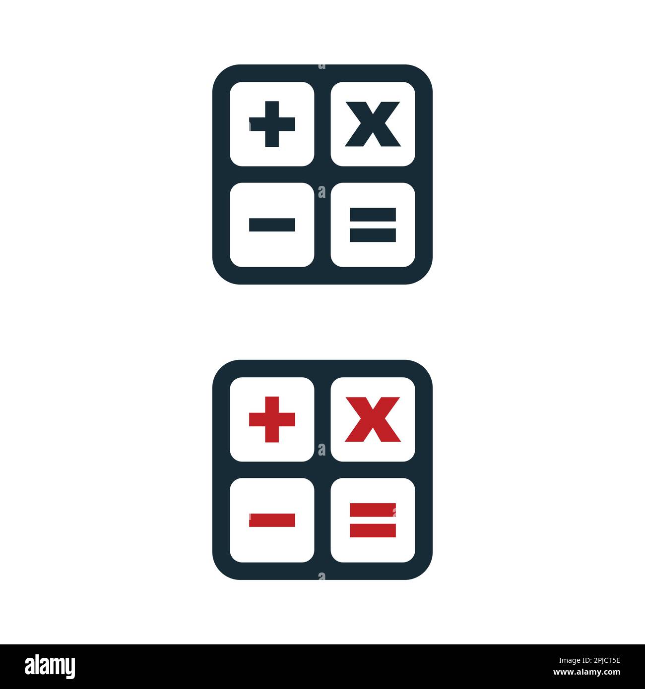 Calculator Icon Design Template Elements Stock Vector Image & Art - Alamy
