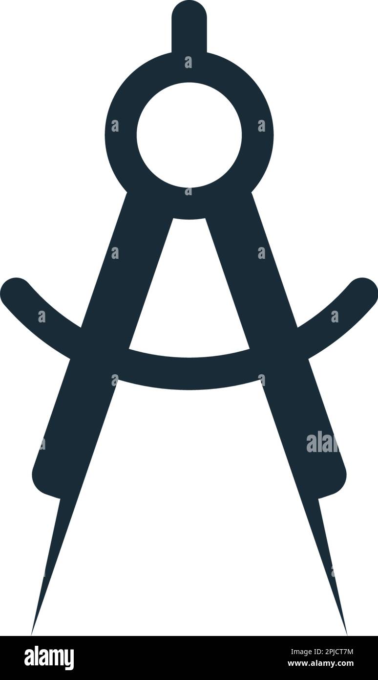 Accurate Tool Architecture Compass Icon Vector Logo Template ...