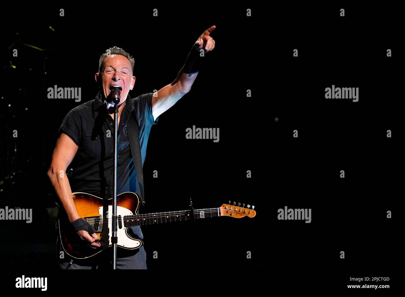 Bruce Springsteen and the E Street Band perform on Saturday, April 1 ...