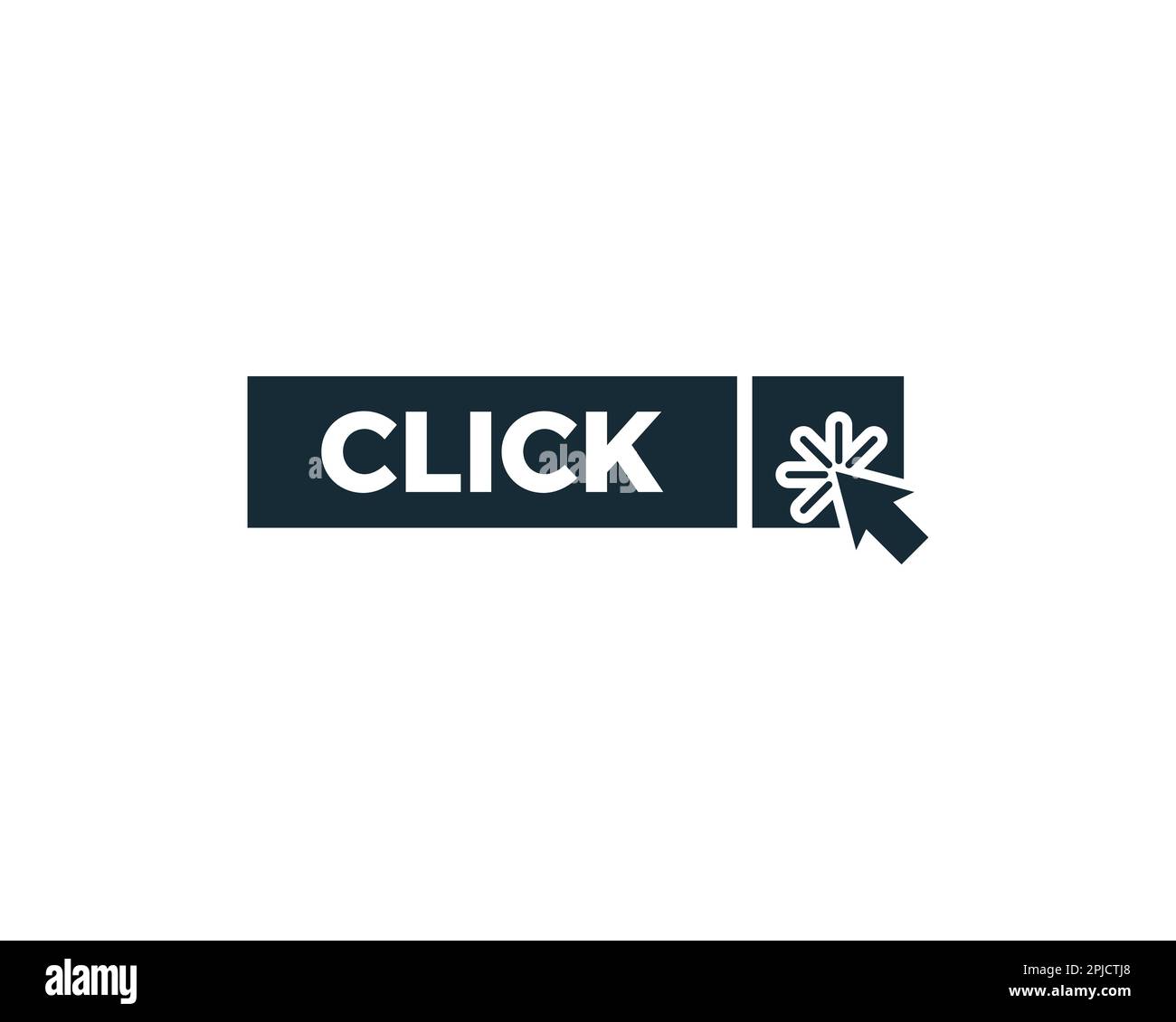 Download button with clicking mouse icon hi-res stock photography and ...