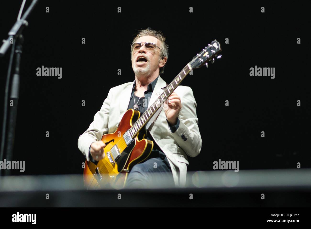 Madrid, Spain. 01st Apr, 2023. Singer Nacho García Vega of the group ...