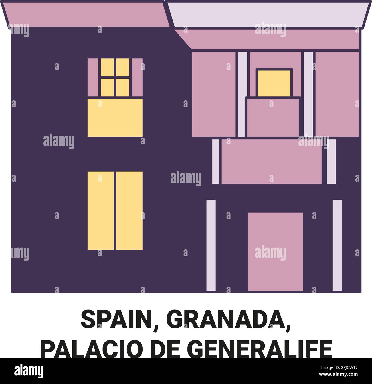 Alhambra generalife garden granada Cut Out Stock Images & Pictures - Alamy