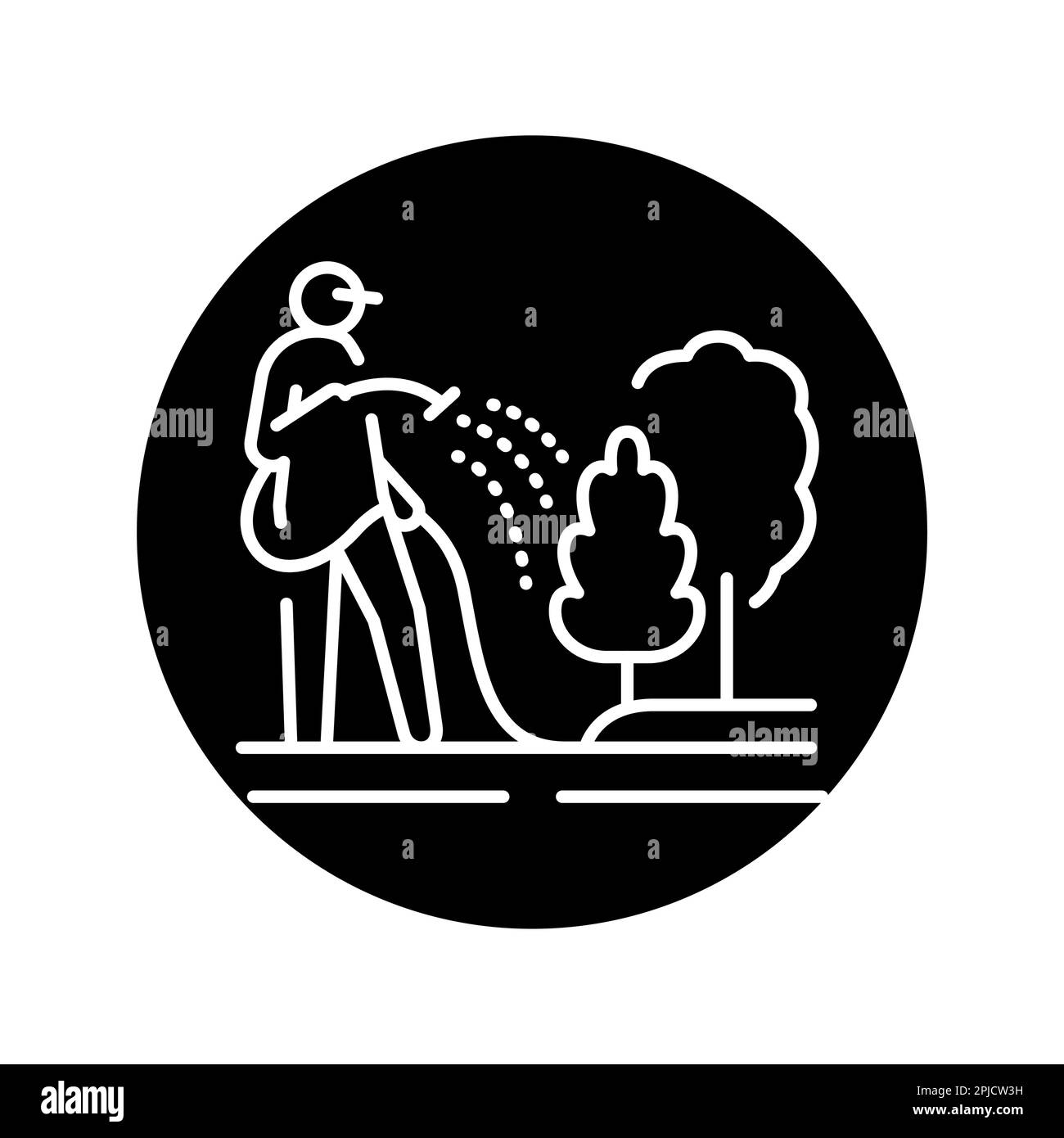 Professional male gardener using Cut Out Stock Images & Pictures - Alamy