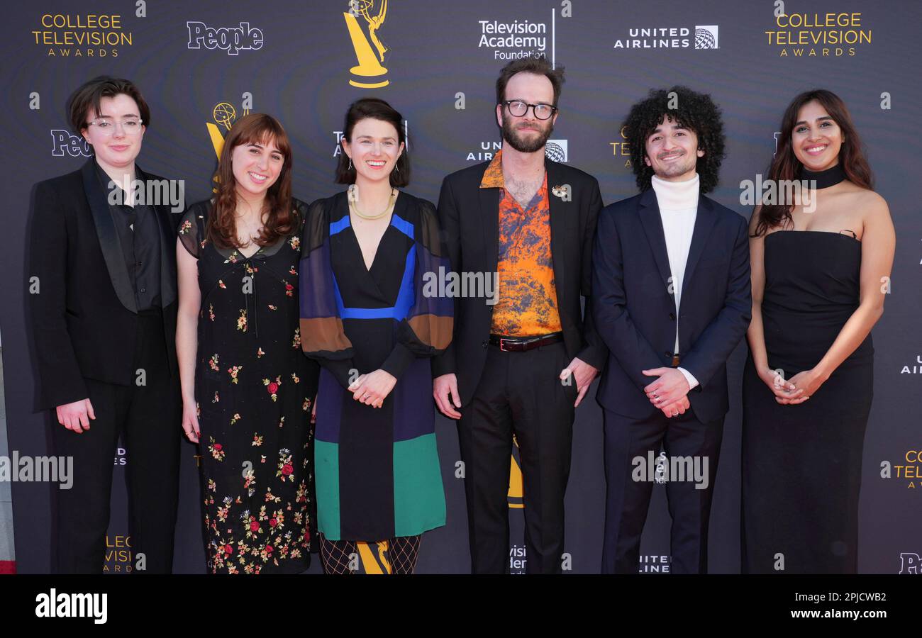 Vivian Gray, from left, Lucy Hirschfeld, Julia Elizabeth Evans, Caleb Townsend, Bijan Kazerooni ...