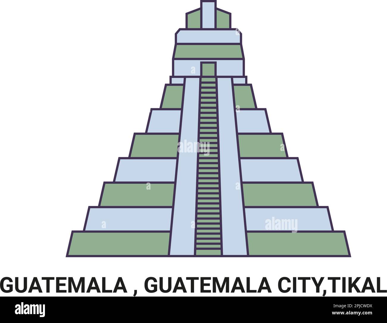 Tikal travel Stock Vector Images - Alamy