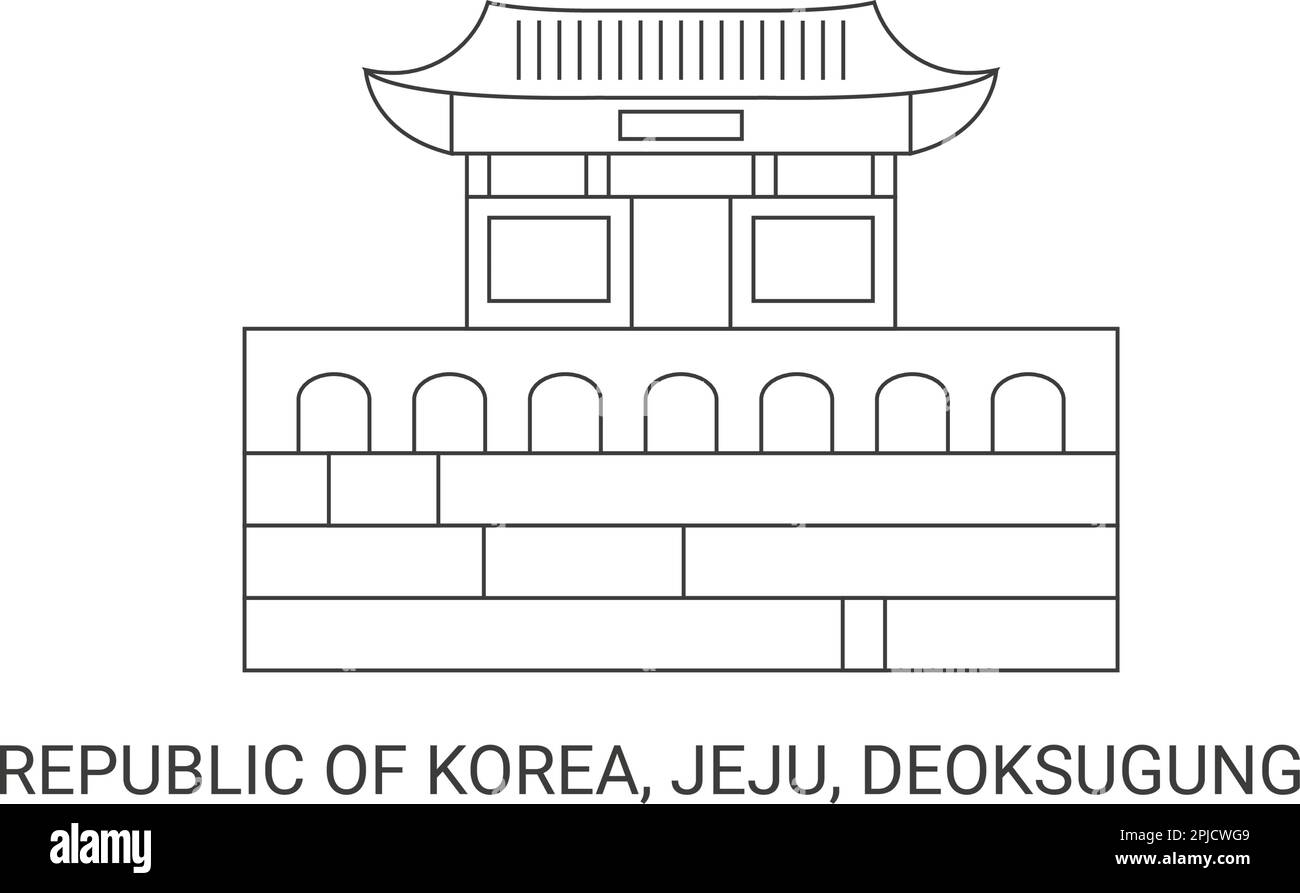 The deoksugung palace Stock Vector Images - Alamy